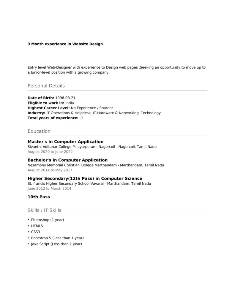 7519 – Web developer – Srisattva Group