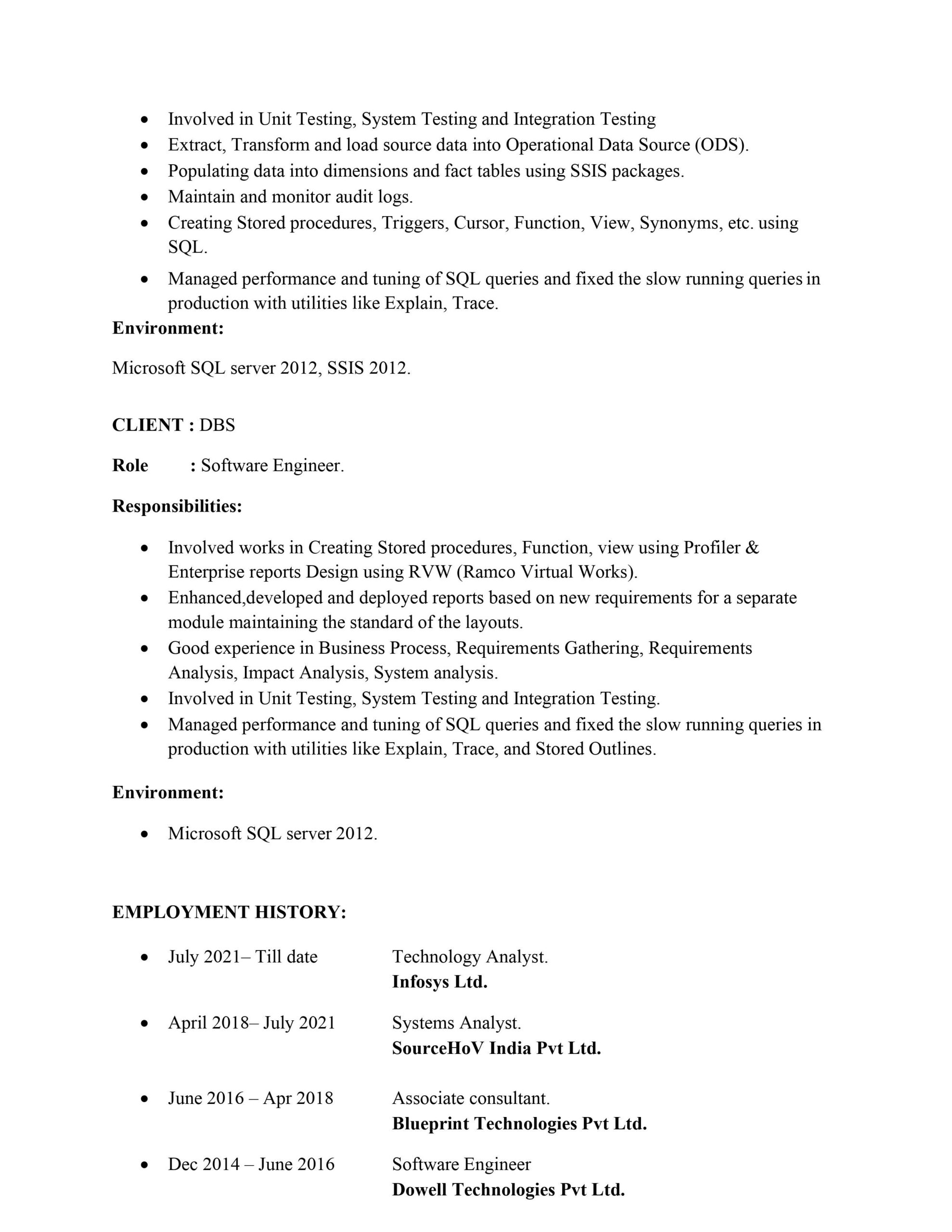 7454 – SQL developer – Srisattva Group