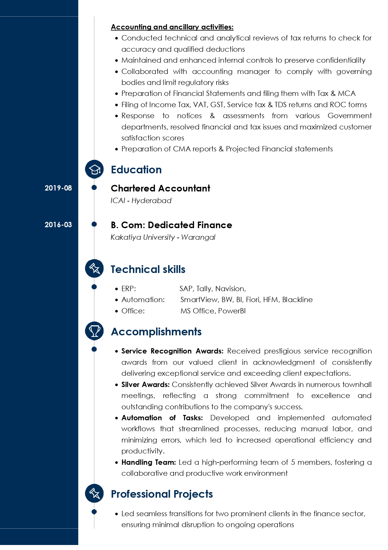 6402- Chartered Accountant Experienced – Srisattva Group