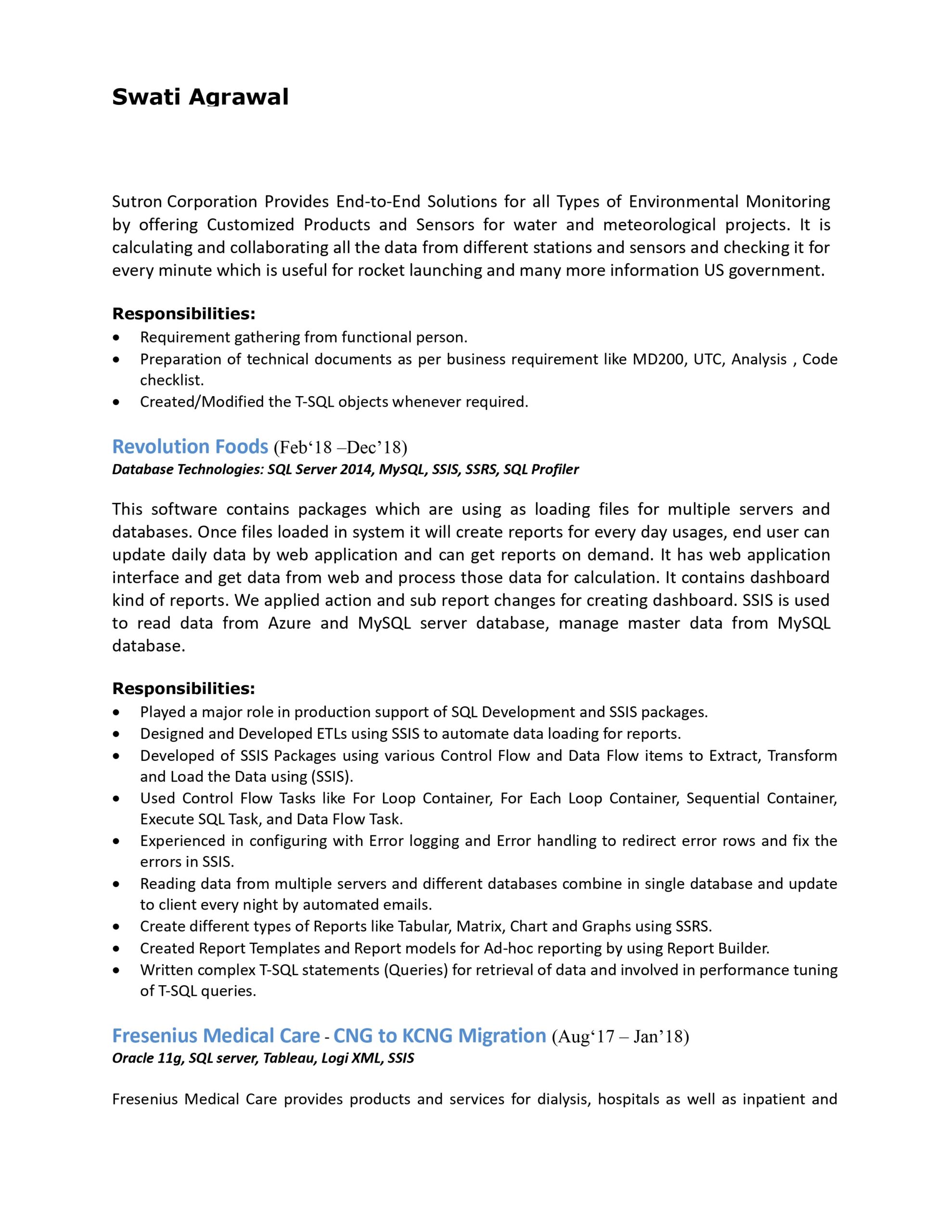 8010 – Database Developer – Srisattva Group