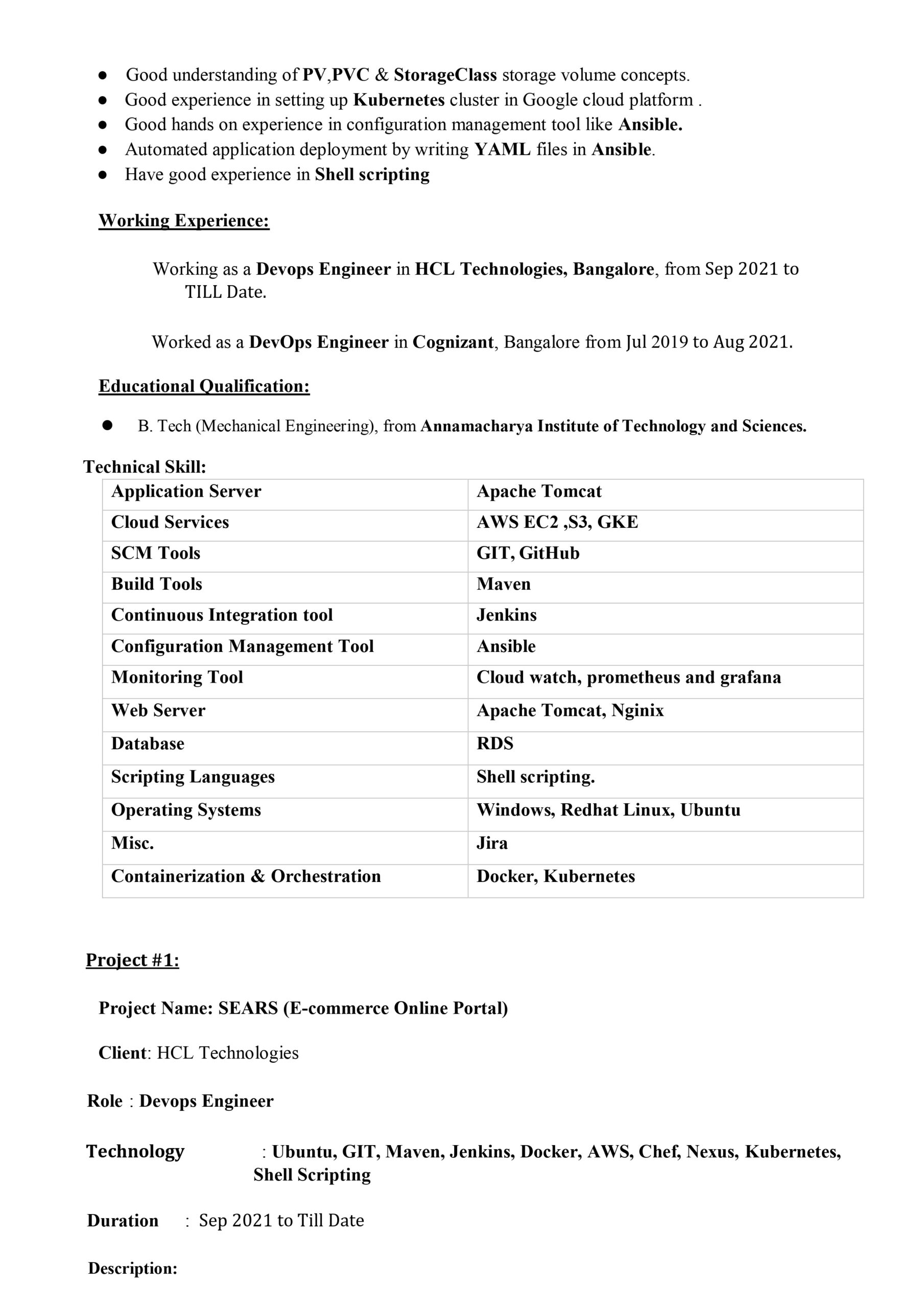 8364 – DevOps Engineer – Srisattva Group