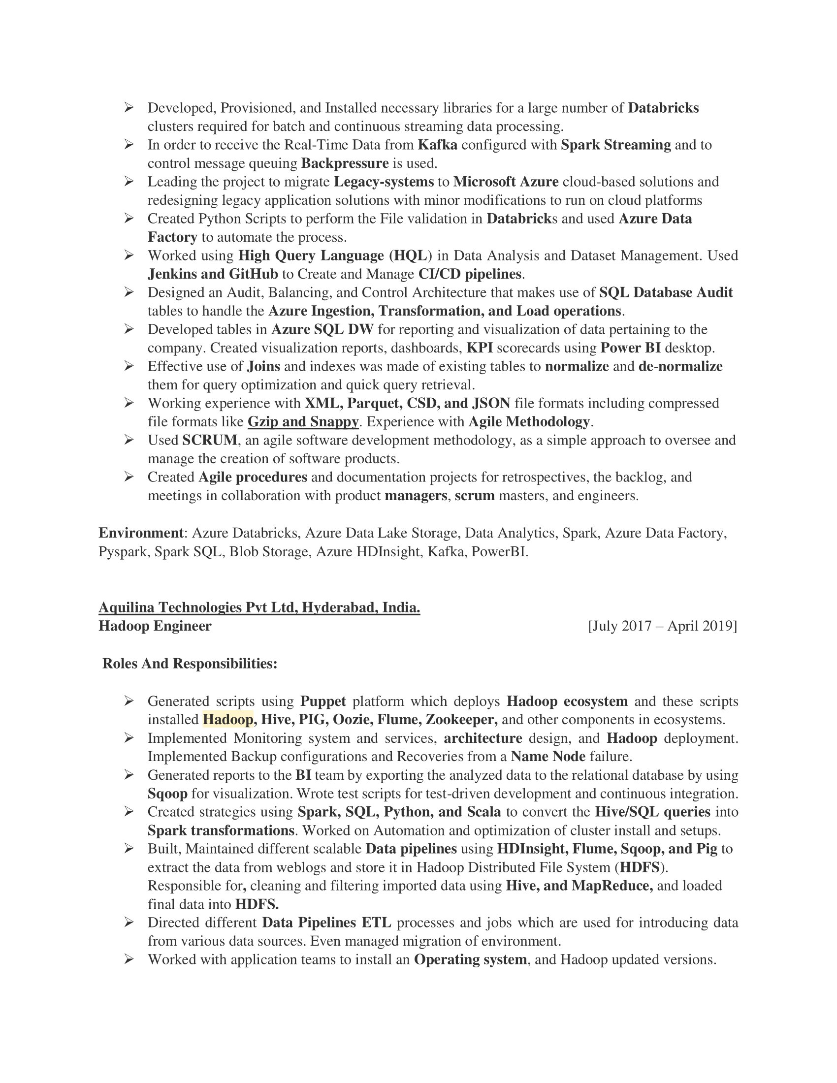 5987-Data Engineer – Srisattva Group