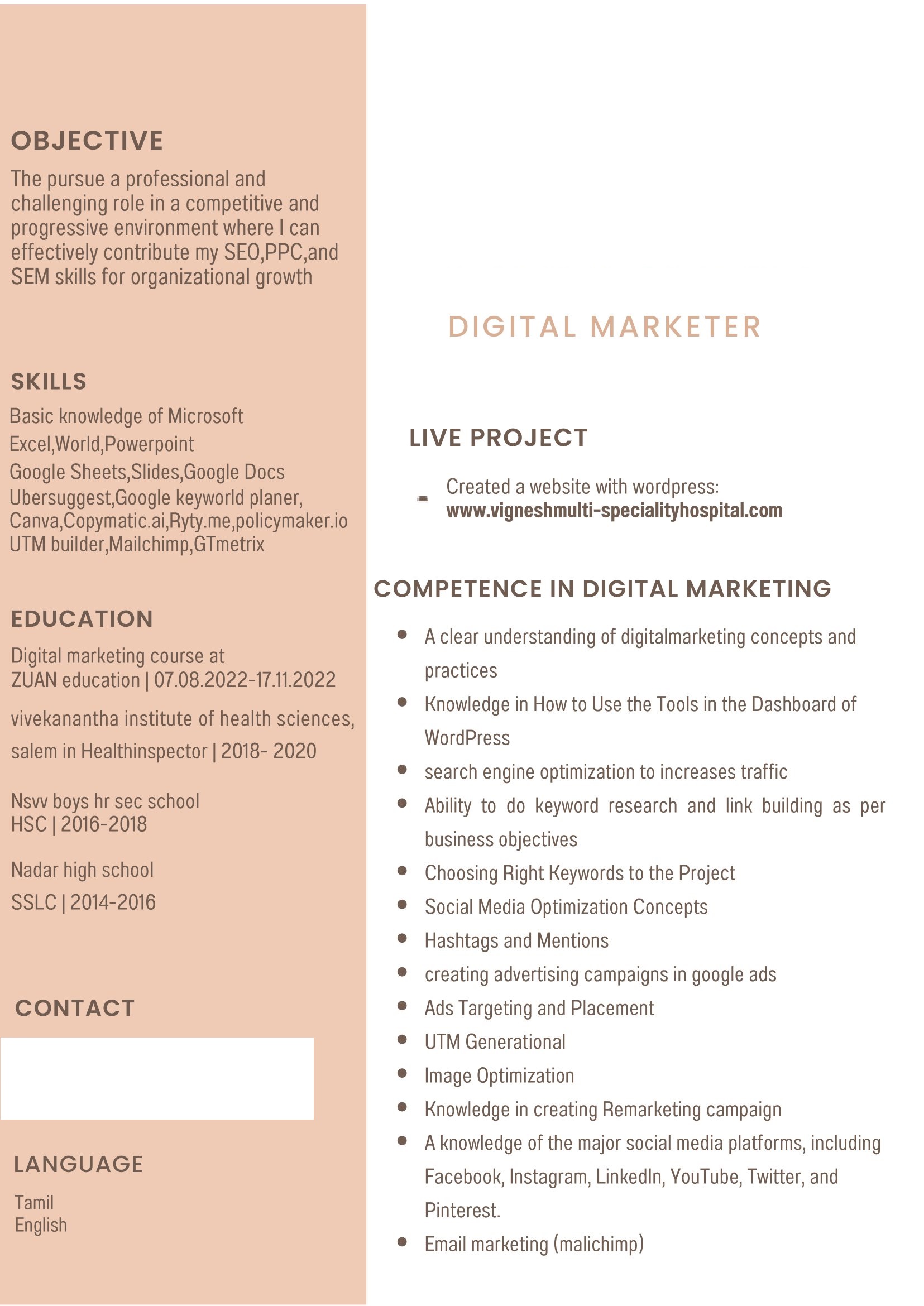 5493-Digital Marketing Executive – Srisattva Group