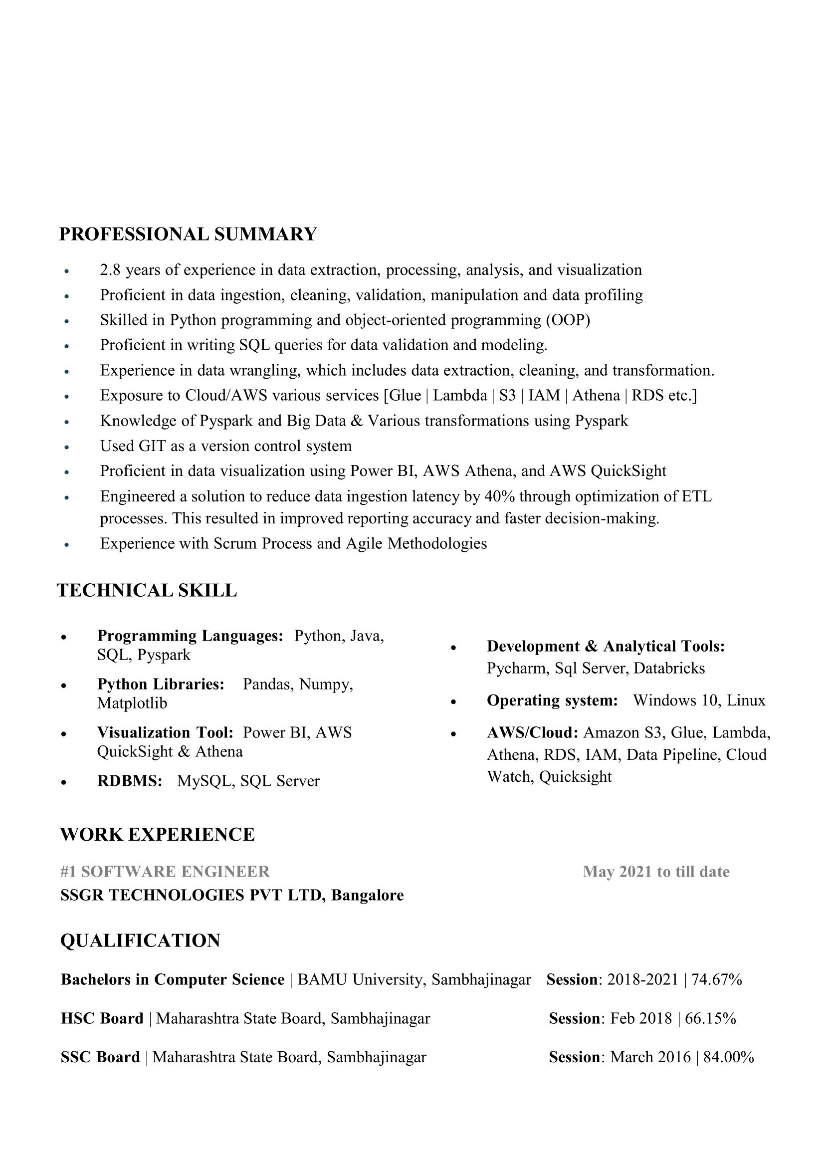 3661 – Data Engineer – Srisattva Group